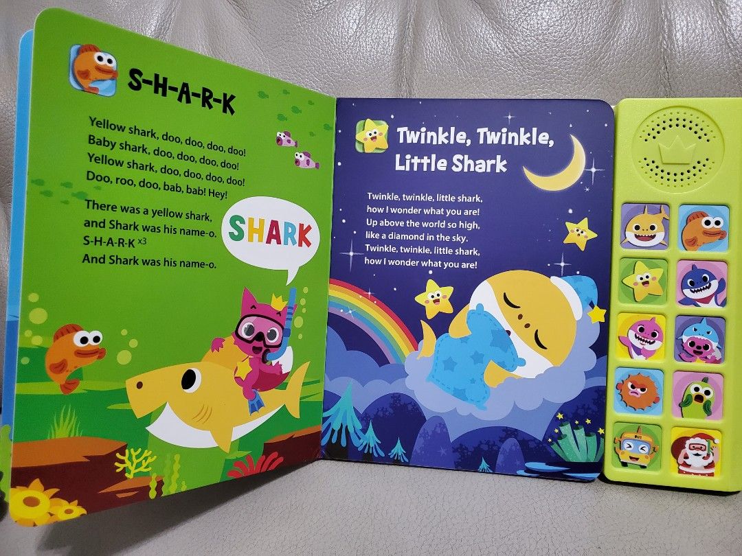 Baby Shark Sound Book, 兒童＆孕婦用品, 嬰兒玩具 - Carousell
