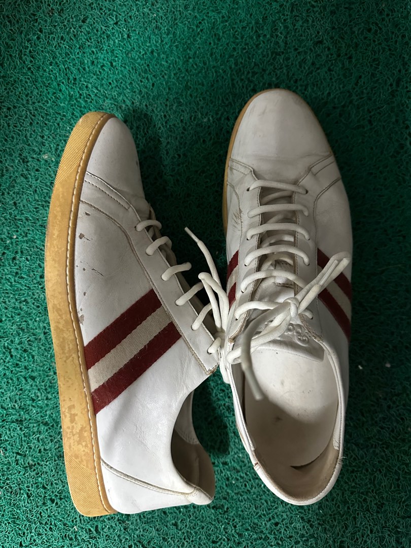 Bally white sneakers, Luxury, Sneakers & Footwear on Carousell