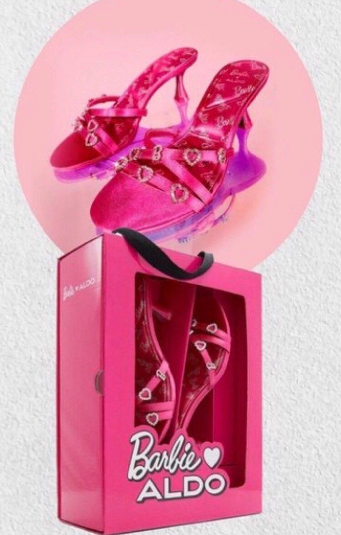 Barbie X Aldo : Barbiemule (Mule - Kitten heel) (Fuchsia, EU 35), Women ...