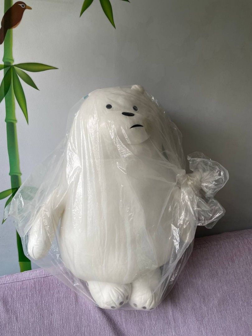 Big Ice Bear Soft Stuffed Plush Toy (We Bare Bear), Hobbies & Toys ...