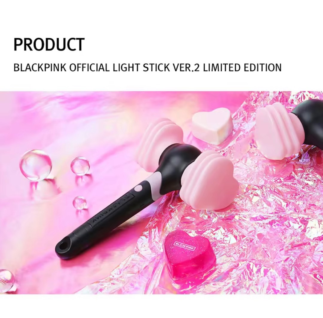 BLACKPINK LIGHTSTICK V2 with Jennie Photocard, Hobbies & Toys ...