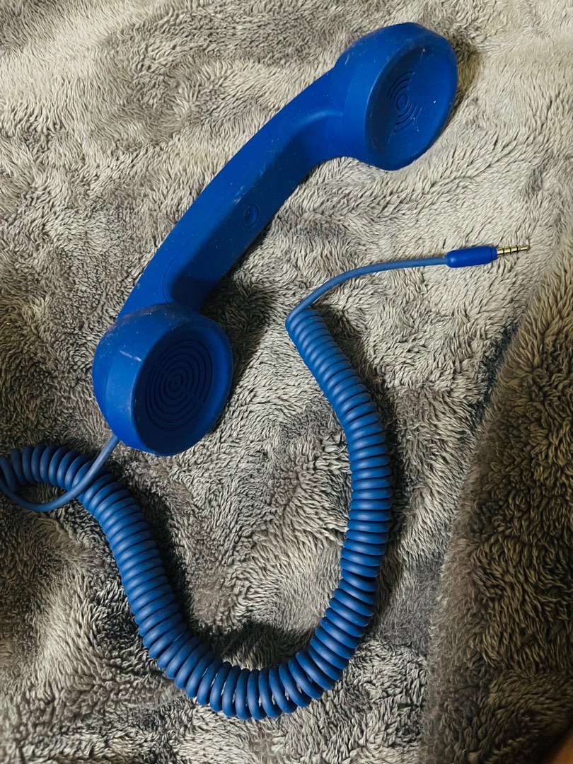 Blue Native Union Retro Cell Phone Handset on Carousell