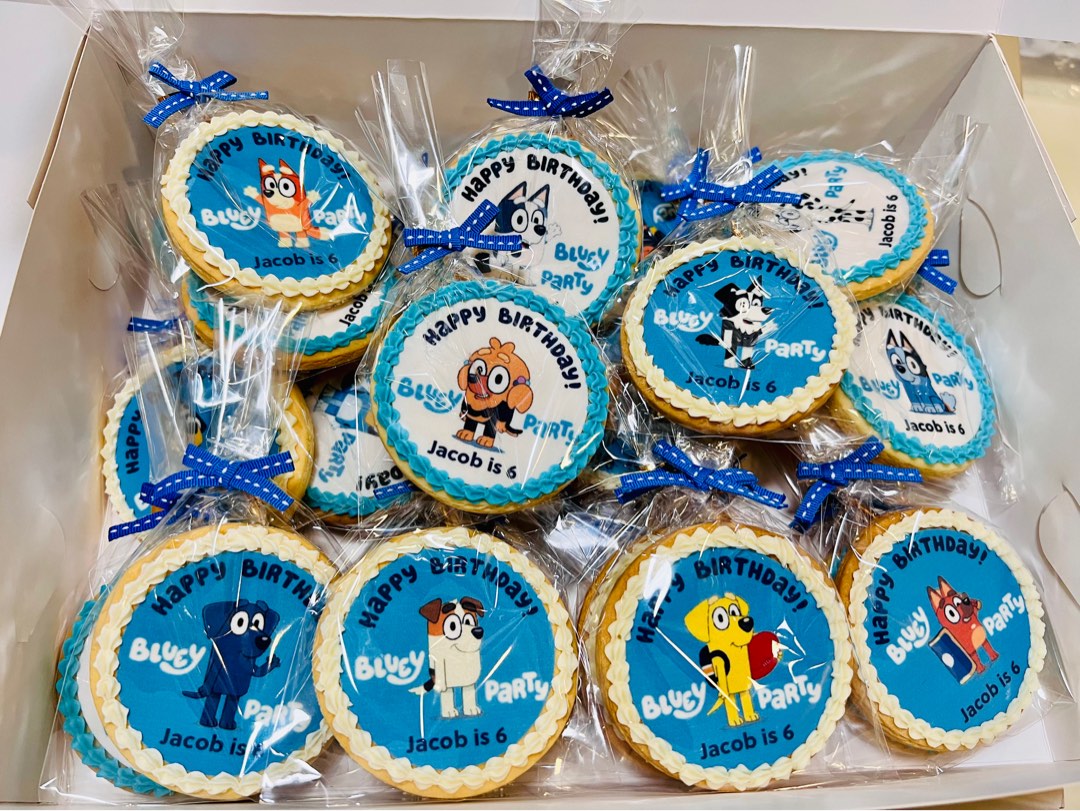 Bluey cookies, Food & Drinks, Homemade Bakes on Carousell