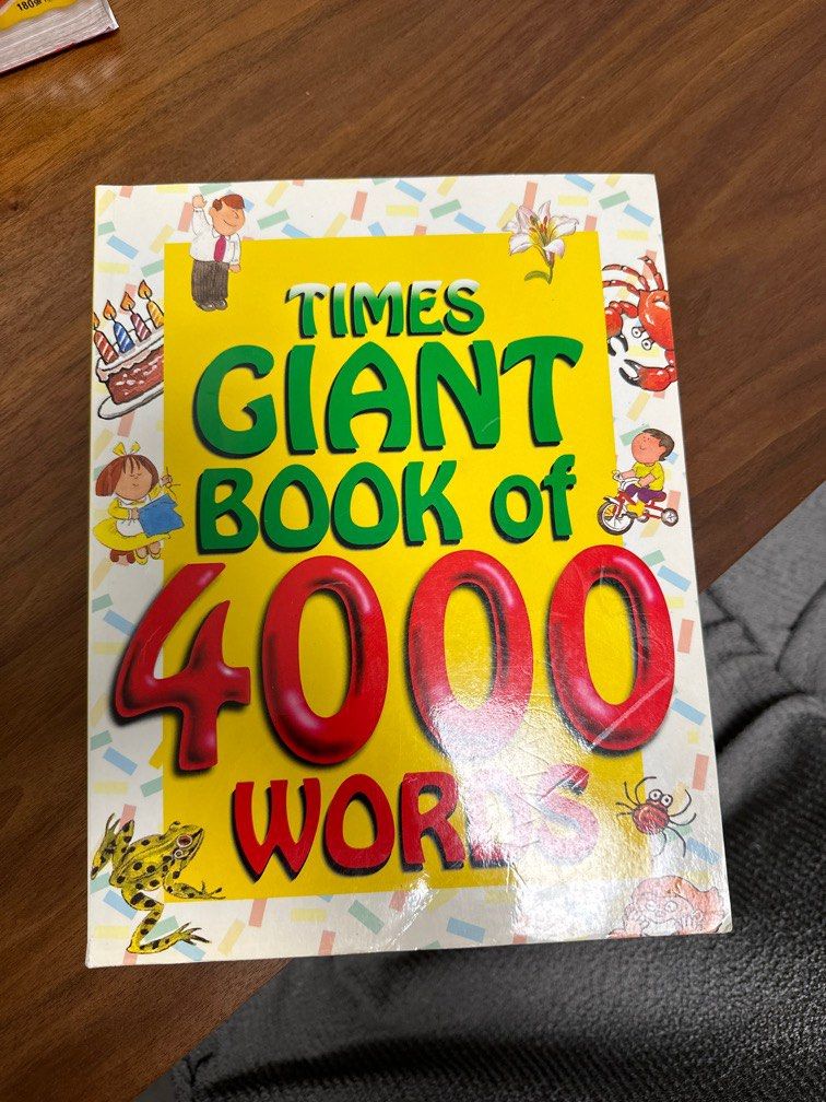 Book of 4000 words, 興趣及遊戲, 書本 & 文具, 小朋友書 - Carousell