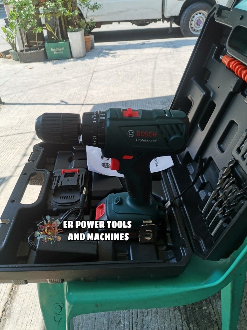 BOSCH 24V Cordless Hammer Drill, Commercial & Industrial, Construction ...