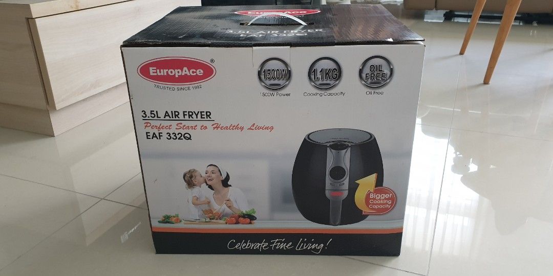 Brand-New EuropAce 3.5L Air Fryer EAF 332Q, TV & Home Appliances ...