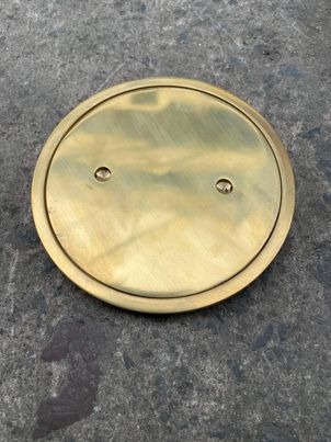 Brass Clean Out (Round) on Carousell