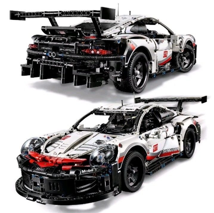 Building Block Porsche 911 Technic toy brick kit, Hobbies & Toys, Toys ...