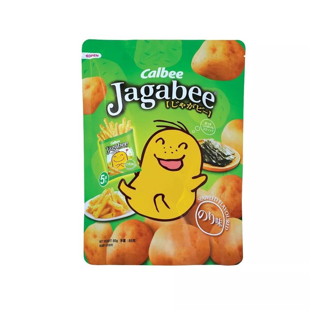Calbee Jagabee Potato sticks potato chips stick sweet potato fries individual pouch fries on the ...