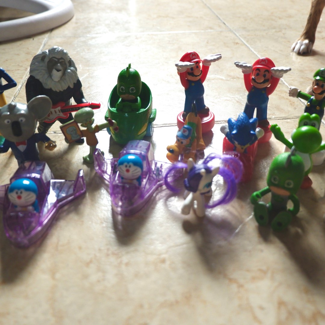 Cartoon Bundle Doraemon Mario Brothers Sing Characters Toys, Hobbies ...