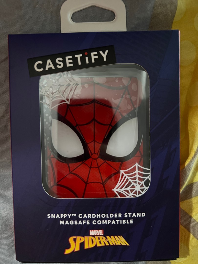 CASETiFY Spider-Man Snappy Cardholder Stand MagSafe, 手提電話, 電話及其他裝置配件 ...