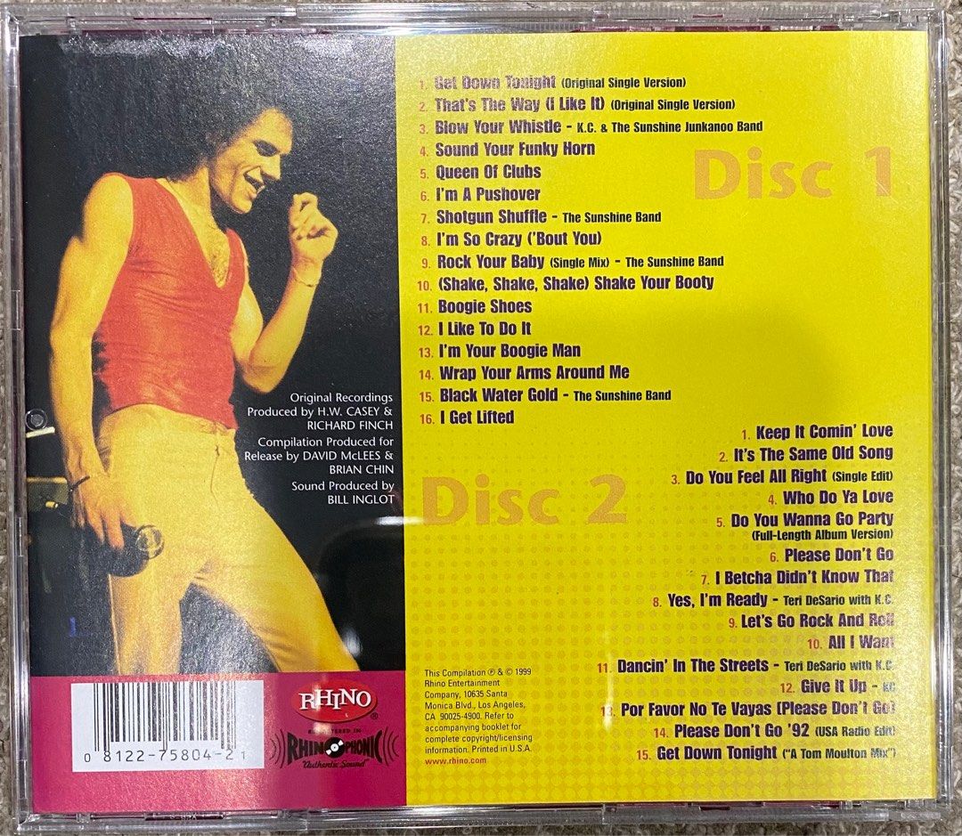 CD: pop, funk, dance - KC And The Sunshine Band 25th Anniversary ...