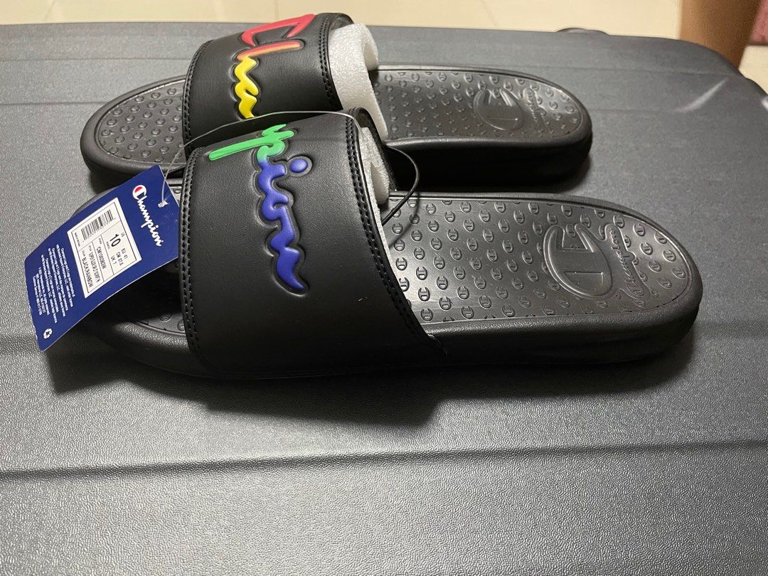 Champion Slides for Men, Men's Fashion, Footwear, Slippers & Slides on ...