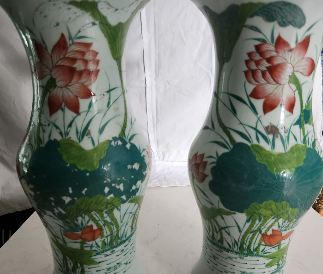 Chinese Porcelain Vases, Hobbies & Toys, Memorabilia & Collectibles, Vintage Collectibles on ...