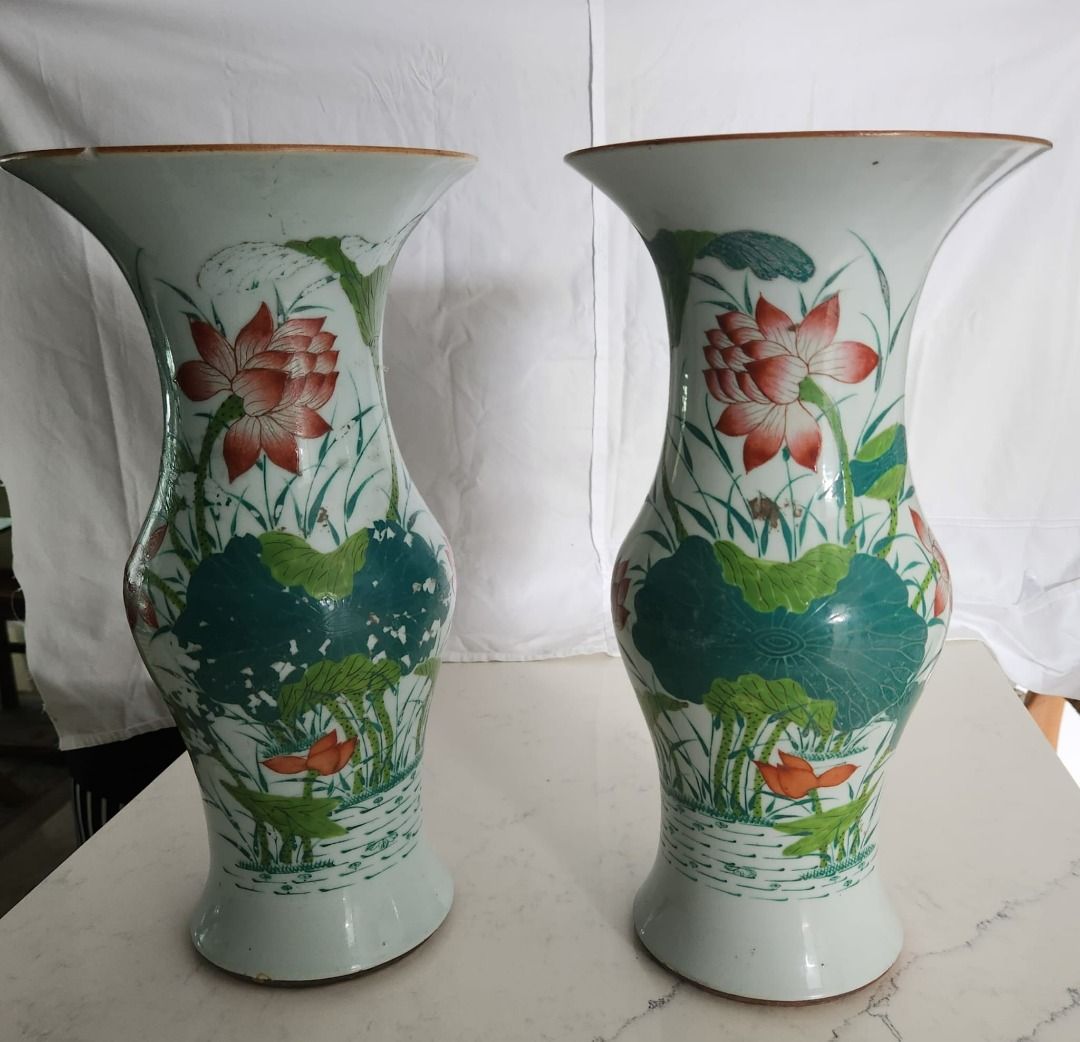 Chinese Porcelain Vases, Hobbies & Toys, Memorabilia & Collectibles, Vintage Collectibles on ...