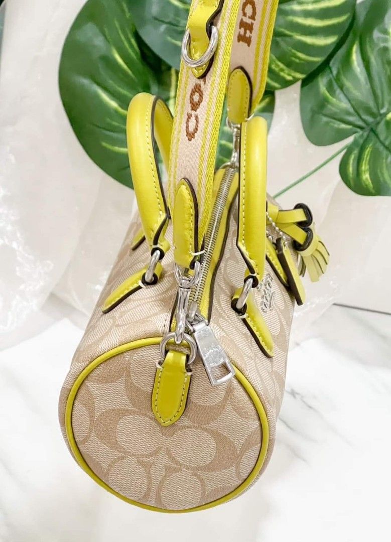 Coach Lacey Crossbody In Signature Canvas IN Light Khaki Key Lime ...