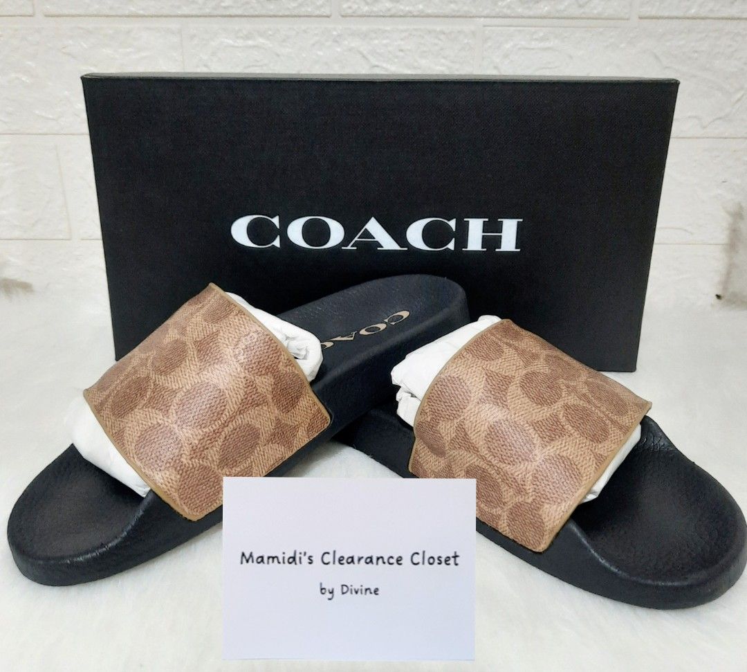 Coach Slides, Women's Fashion, Footwear, Slippers and slides on Carousell