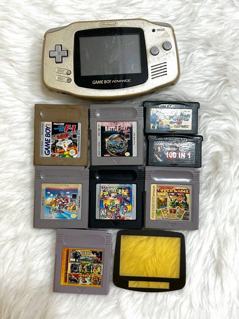 Console Nintendo Game Boy Advance Model No. AGB-001 And 8 games, Video Gaming, Video Games ...