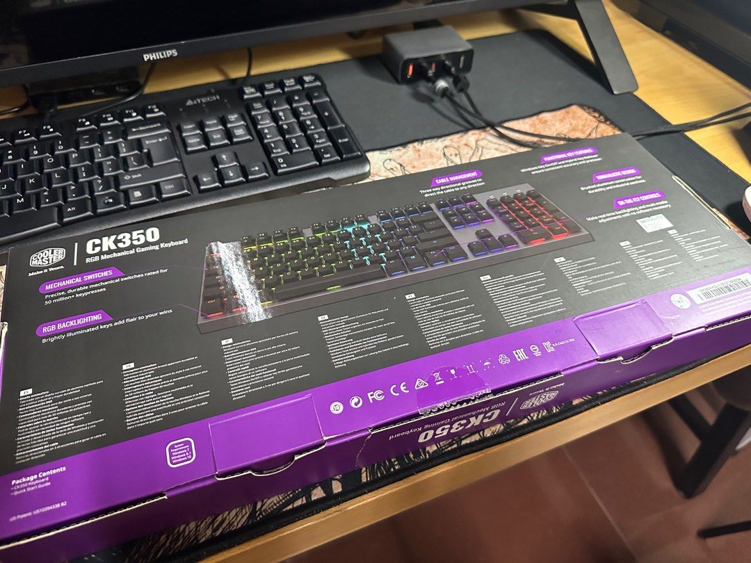 Cooler Master CK350 RGB Mechanical Gaming Keyboard, Computers & Tech ...