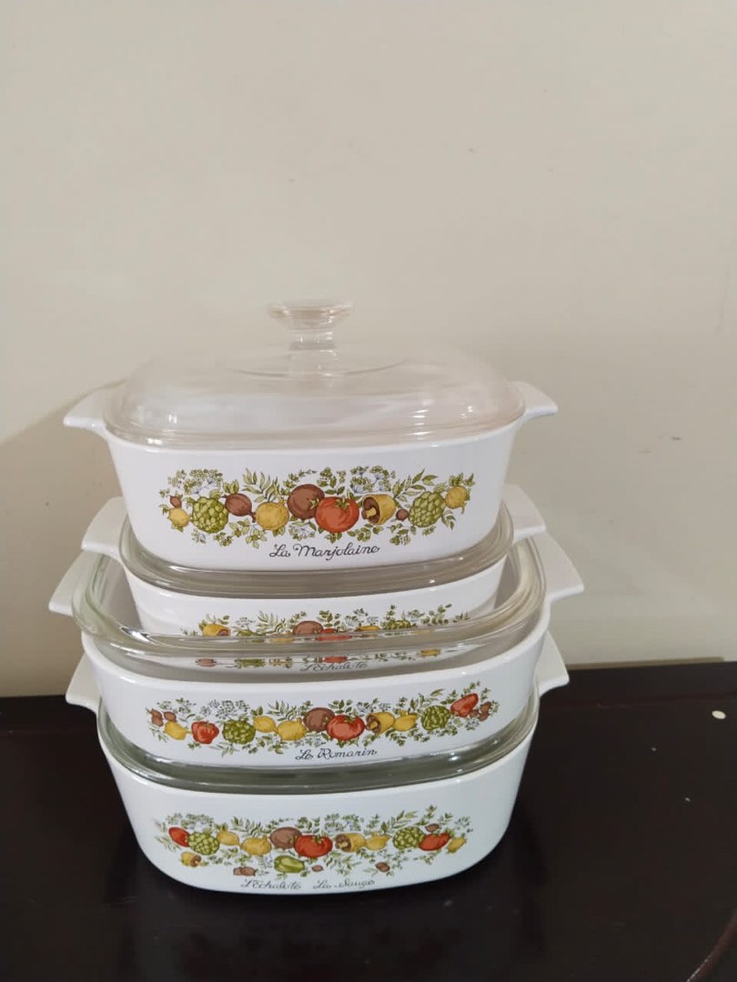 Corning Ware “La Marjolaine” Set, Hobbies & Toys, Collectibles ...
