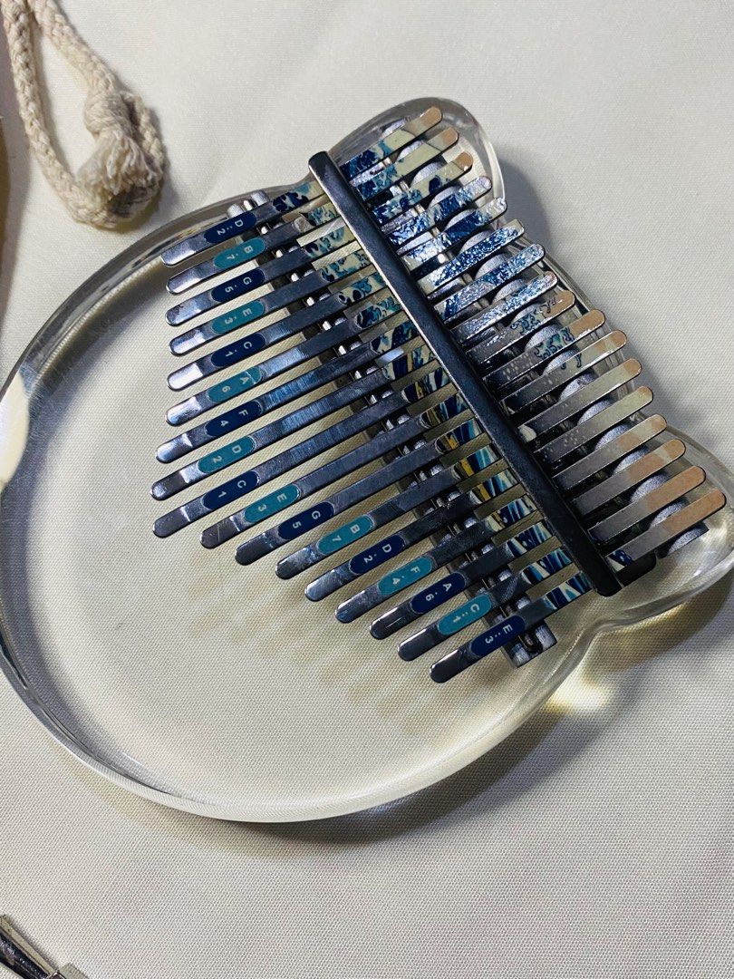 Crystal Glass Kalimba, Hobbies & Toys, Music & Media, Musical ...