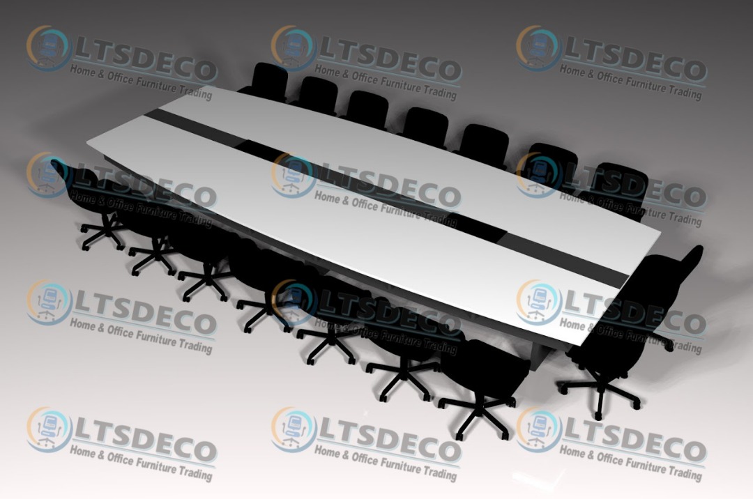 CUSTOM MADE CONFERRENCE MEETING TABLE OFFICE FURNITURE AND PARTITION on ...