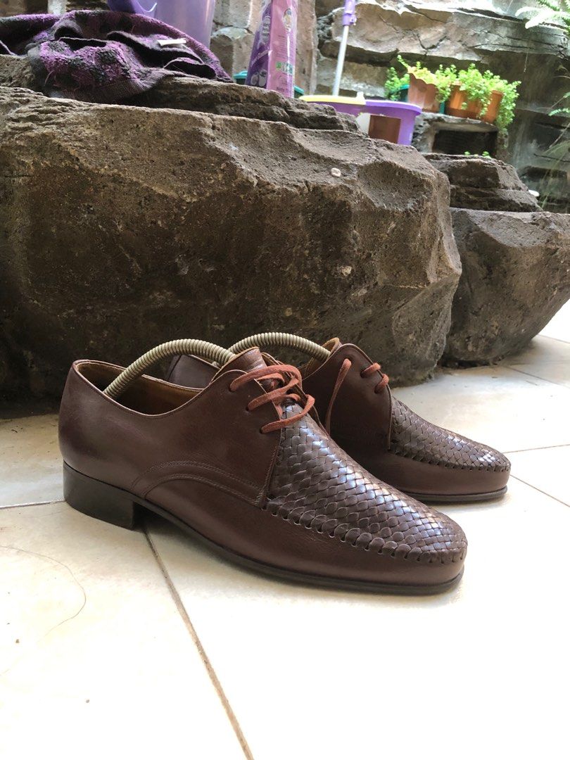 De Luxe Humanic Austria Sepatu Kulit / Sepatu Klasik / Sepatu Jadul ...