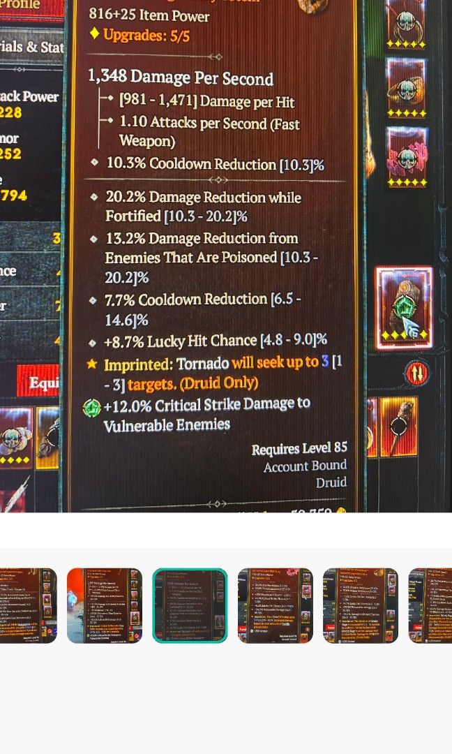 Diablo 4 account best build Druid in Carousel, Video Gaming, Video ...