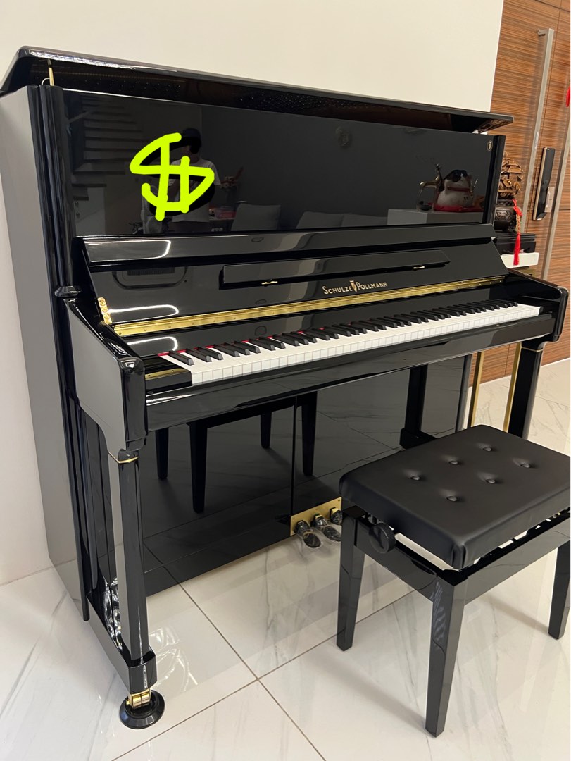 DIPLOMA HIGHT END Upright Piano , Surround sounds Schulze Pollmann SU ...