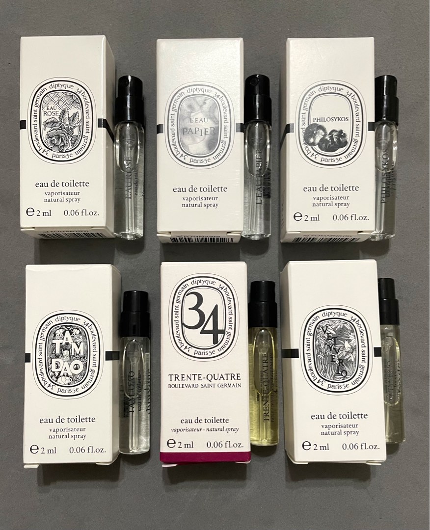 Diptyque Edt Perfume Samples, Beauty & Personal Care, Fragrance ...