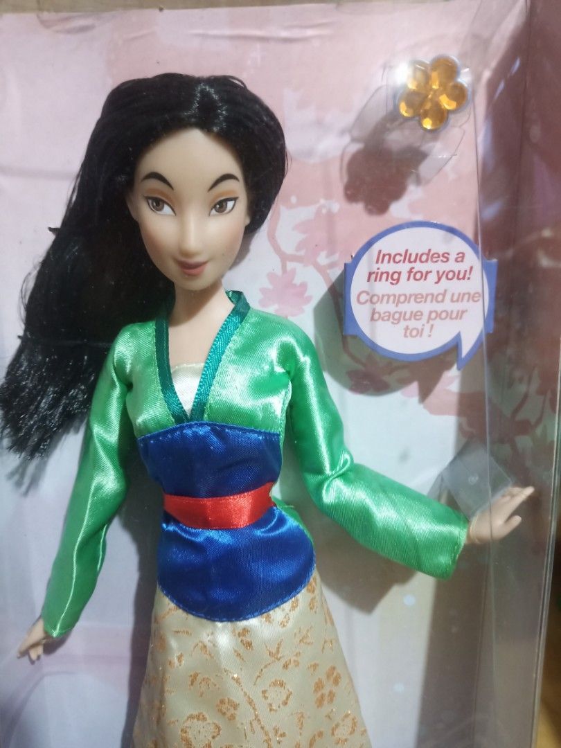 Disney Store Mulan classic doll, Hobbies & Toys, Toys & Games on Carousell