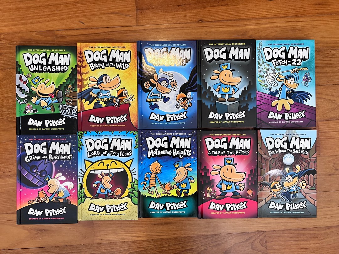 Dog Man full set 10 books, Hobbies & Toys, Books & Magazines, Children ...