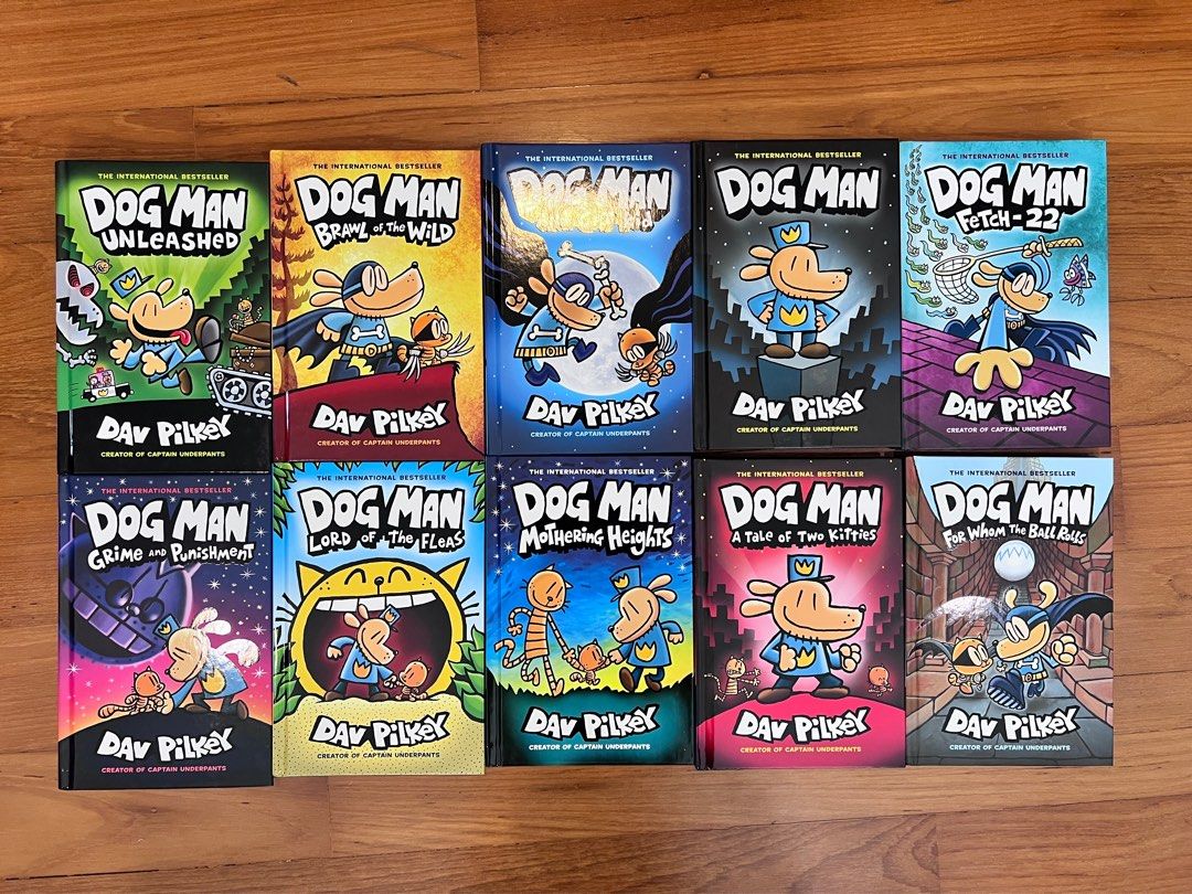 Dog Man full set 10 books, Hobbies & Toys, Books & Magazines, Children ...