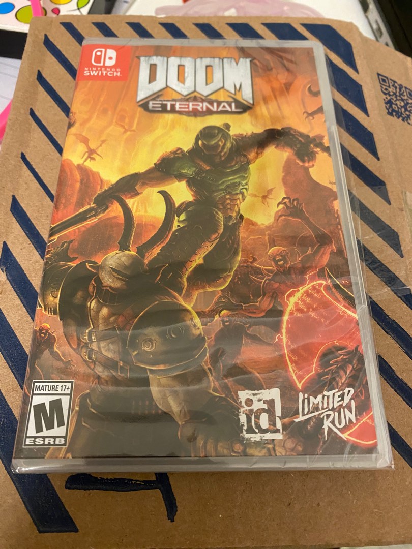Doom Eternal Physical Edition Limited Run Games Nintendo Switch Video