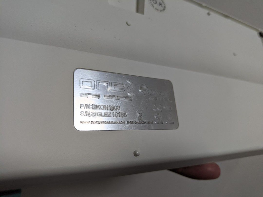 Ducky One 2 Tuxedo Edition Mechanical keyboard, Computers & Tech, Parts ...