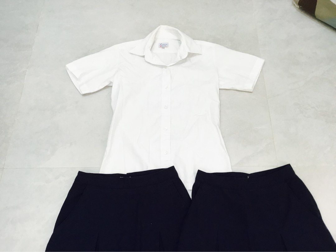 Dunman High Senior Uniform Set, Women's Fashion, Dresses & Sets, Sets ...