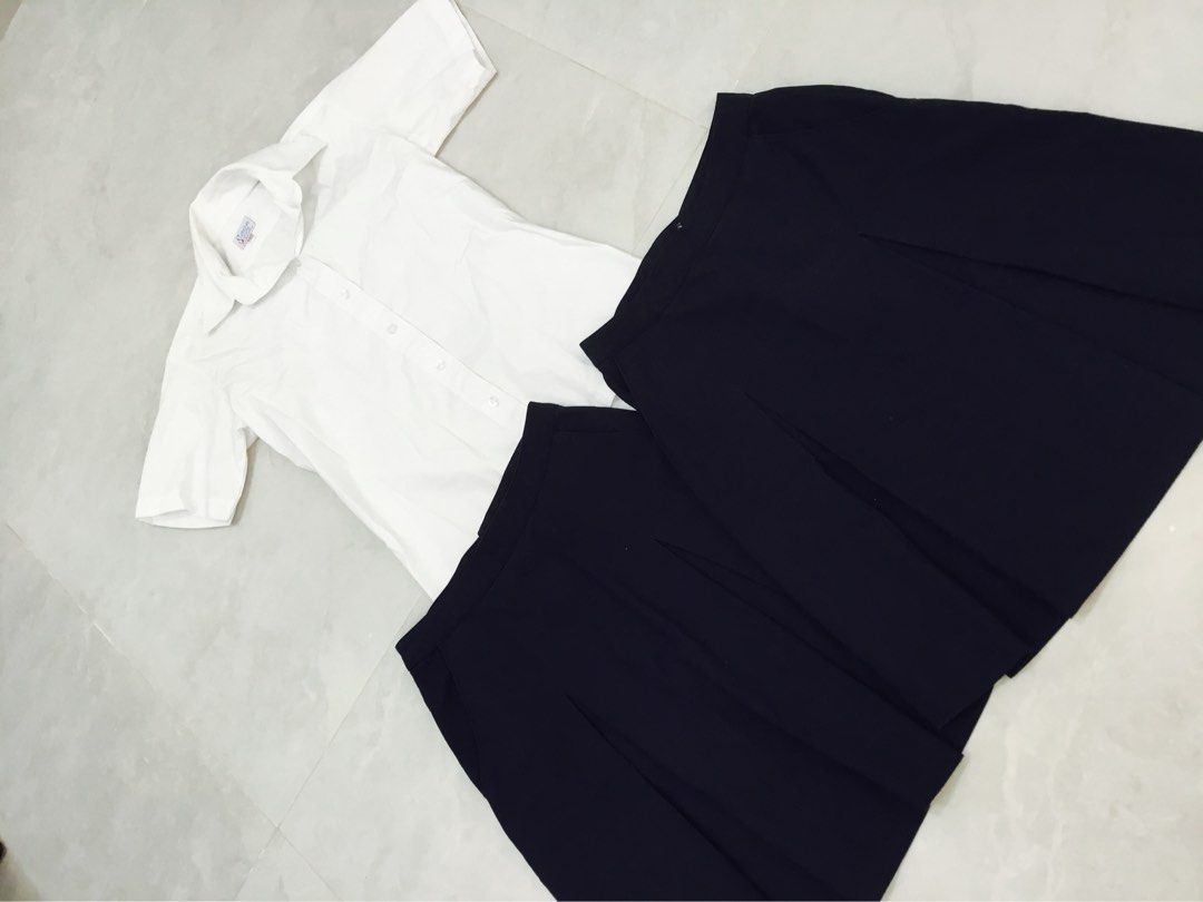 Dunman High Senior Uniform Set, Women's Fashion, Dresses & Sets, Sets ...