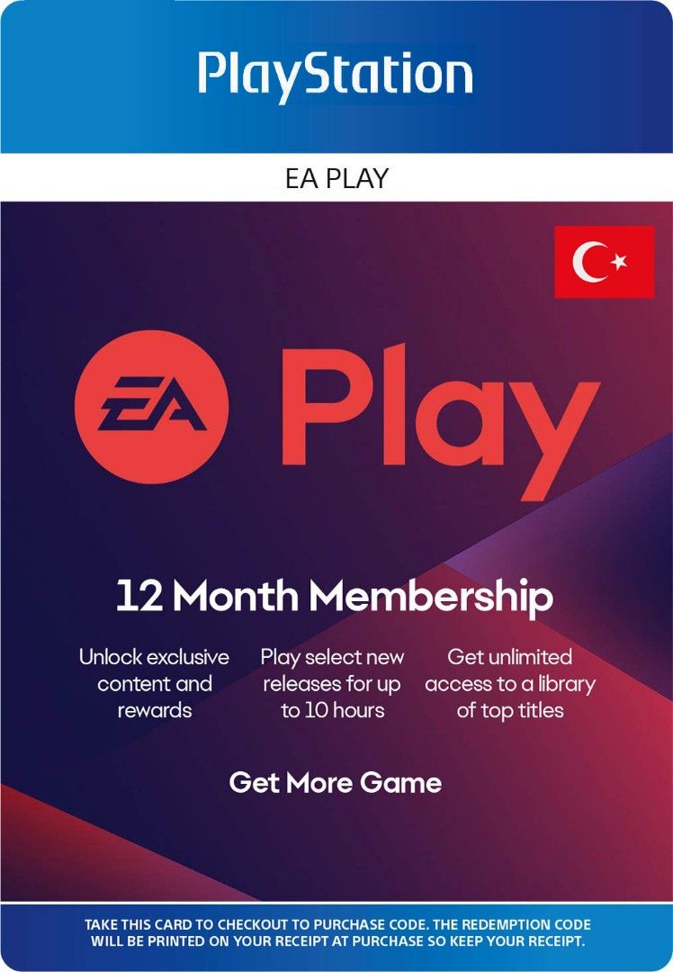 EA Play 12months Plan (Turkey), Video Gaming, Video Games, PlayStation ...