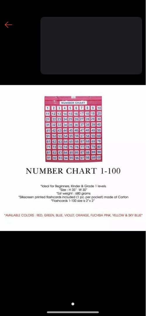 Educational Pocket Charts Take All on Carousell