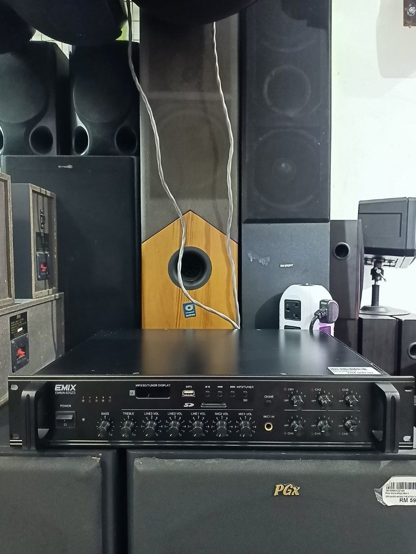EMIX AMPLIFIER MIXING, Audio, Soundbars, Speakers & Amplifiers on Carousell