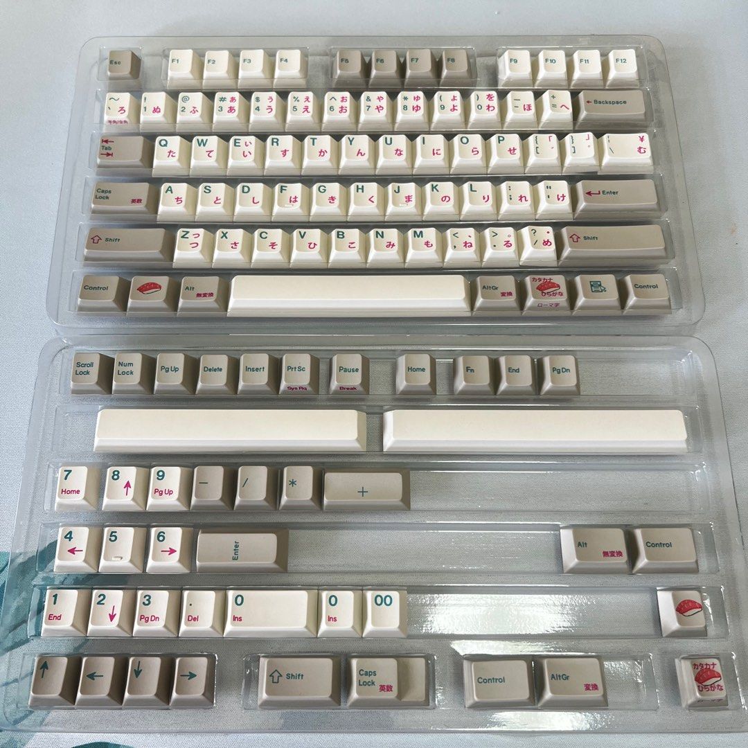 ePBT EnjoyPBT sushi keycaps set - 117 keys, Computers & Tech, Parts ...