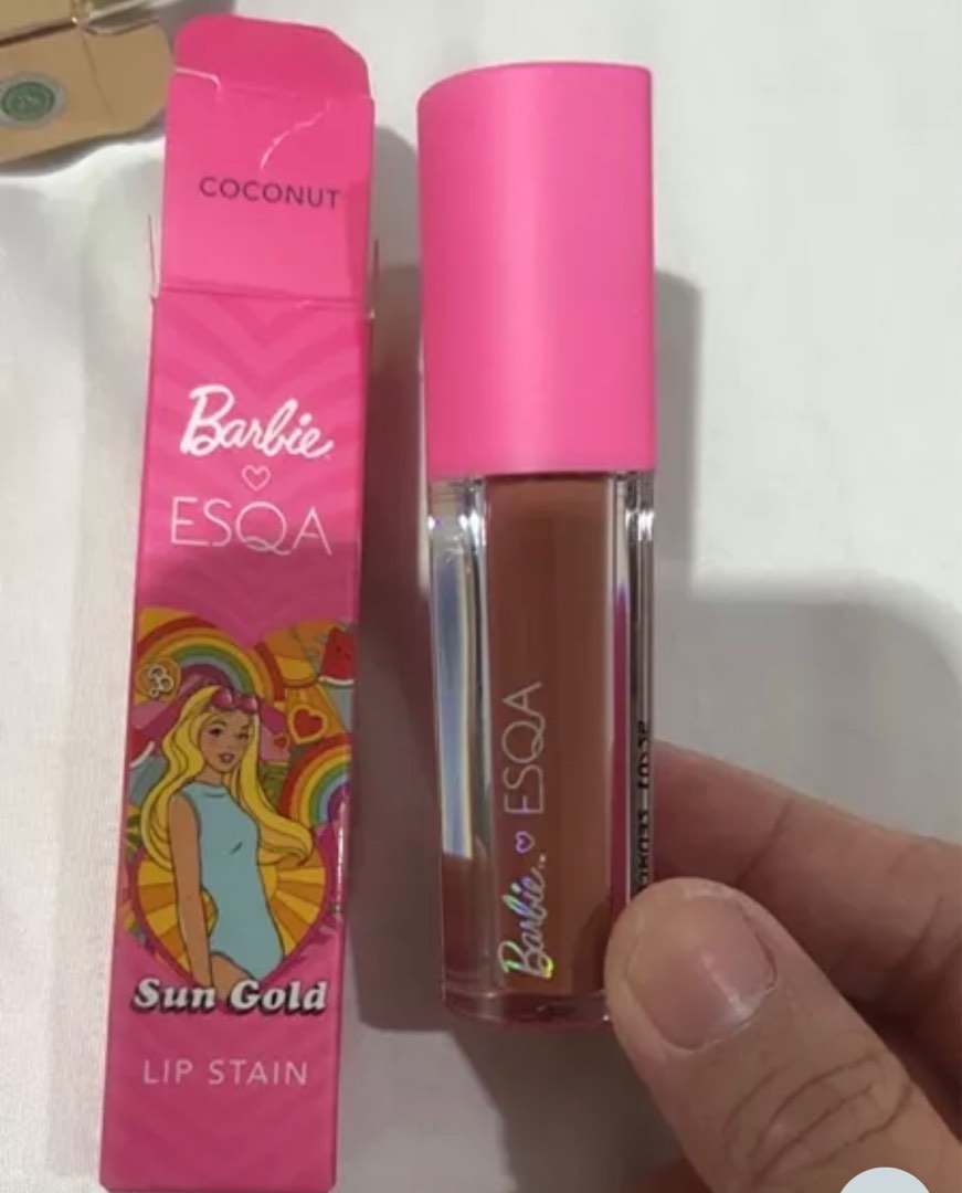 Esqa x Barbie lip stain coconut, Kesehatan & Kecantikan, Rias Wajah di ...