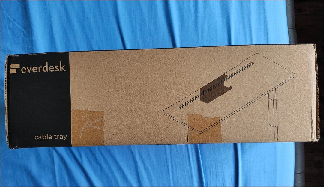 Everdesk+ Cable Tray BLACK, Furniture & Home Living, Furniture, Tables ...