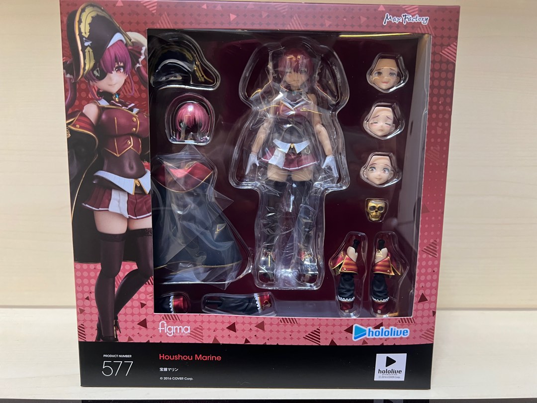 Figma 577 Marine Houshou Hololive Production, Hobbies & Toys, Toys & Games on Carousell