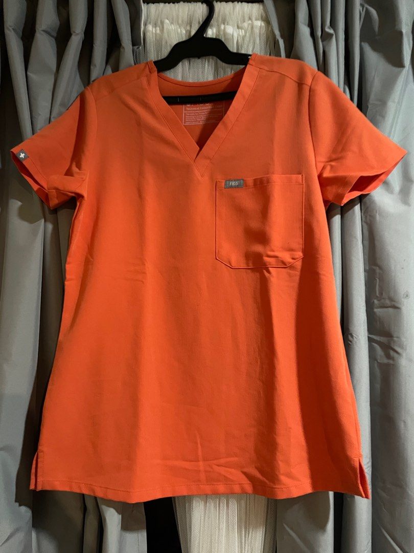 FIGS (Authentic) Sunset Orange Scrubs, Women's Fashion, Dresses & Sets ...