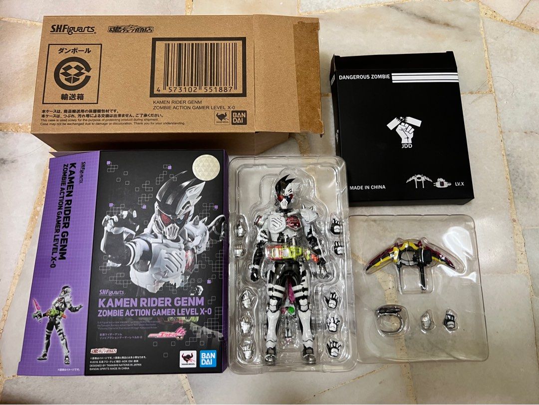 (FREE COURIER) SHF SH FIGUARTS KAMEN RIDER GENM ZOMBIE ACTION GAMER ...