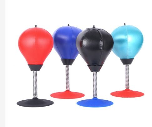 Free Standing Desktop Boxing Punch Ball Stress Buster Relief w/ Stand ...