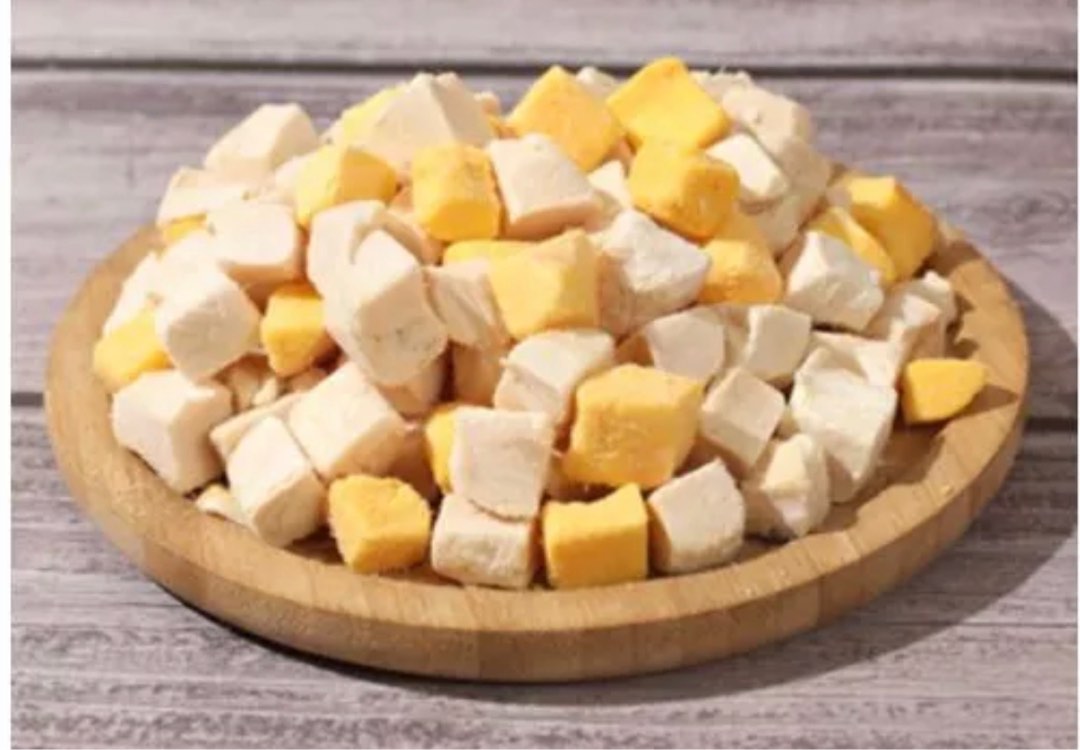 Freeze Dried Chicken cube Pet Food /Makanan ringan kering beku kucing ...