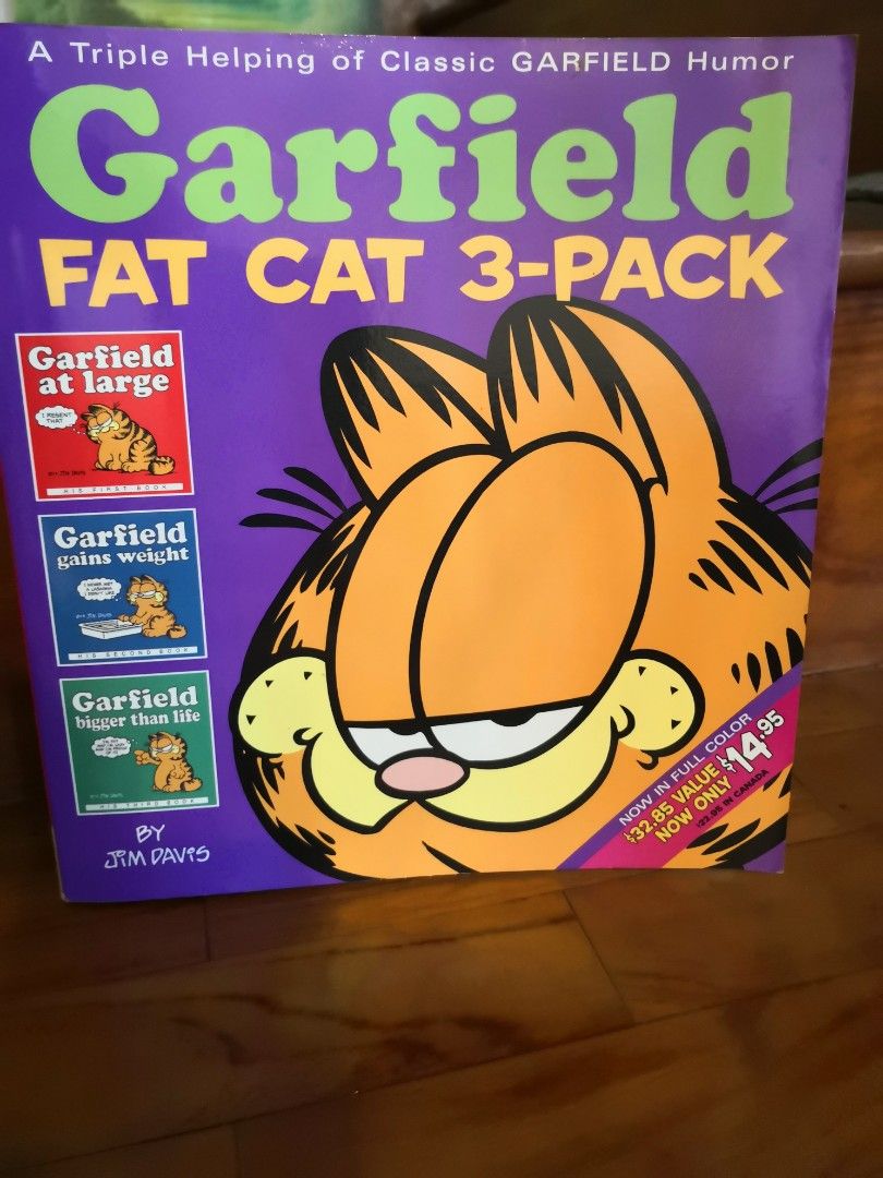 GARFIELD Fat Cat 3-pack comics 288 pages, Hobbies & Toys, Books ...