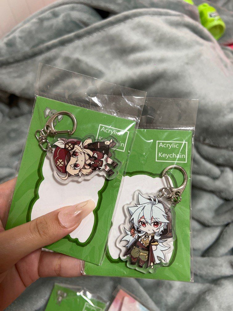 Genshin acrylic keychains, Computers & Tech, Parts & Accessories, Other Accessories on Carousell